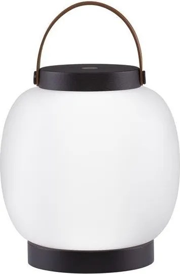 NV 9002876 Venkovní stolní lampa JIGRA černý hliník a akryl LED 2W 3000K 3,7V 306st. IP54 vypínač na těle / USB kabel - NOVA LUCE