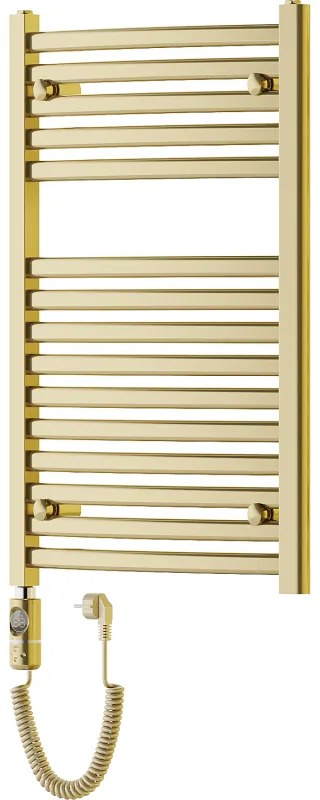 Mexen Helios, elektrické topné těleso 800 x 500 mm, 300 W, zlatá lesklá, W103-0800-500-2300-50