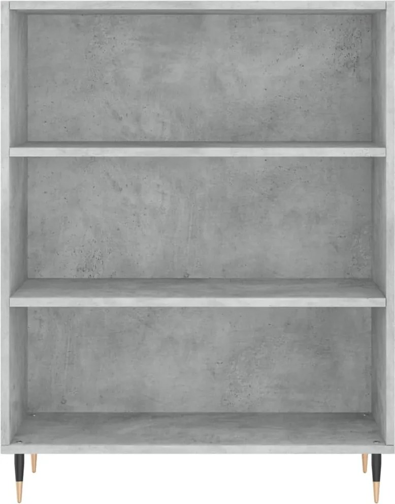 Skříň betonově šedá 69,5 x 32,5 x 180 cm kompozitní dřevo 3189553