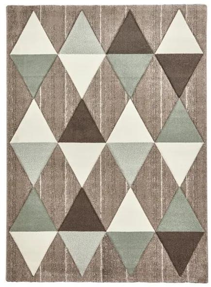 Béžovozelený koberec Think Rugs Brooklyn, 160 x 220 cm