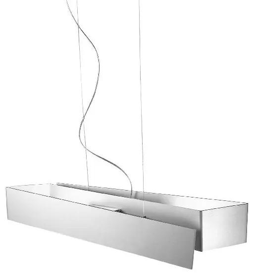 Linea Light 6995 Zig Zag, italské závěsné svítidlo z hliníku, 2x57W E27, délka 56,5cm