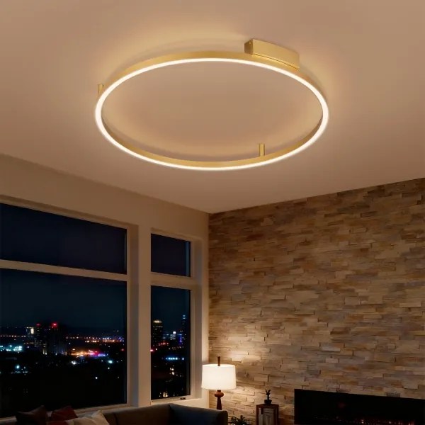 Brilagi - LED Stmívatelné svítidlo PORTOFINO LED/60W/230V pr. 80 cm zlatá + DO