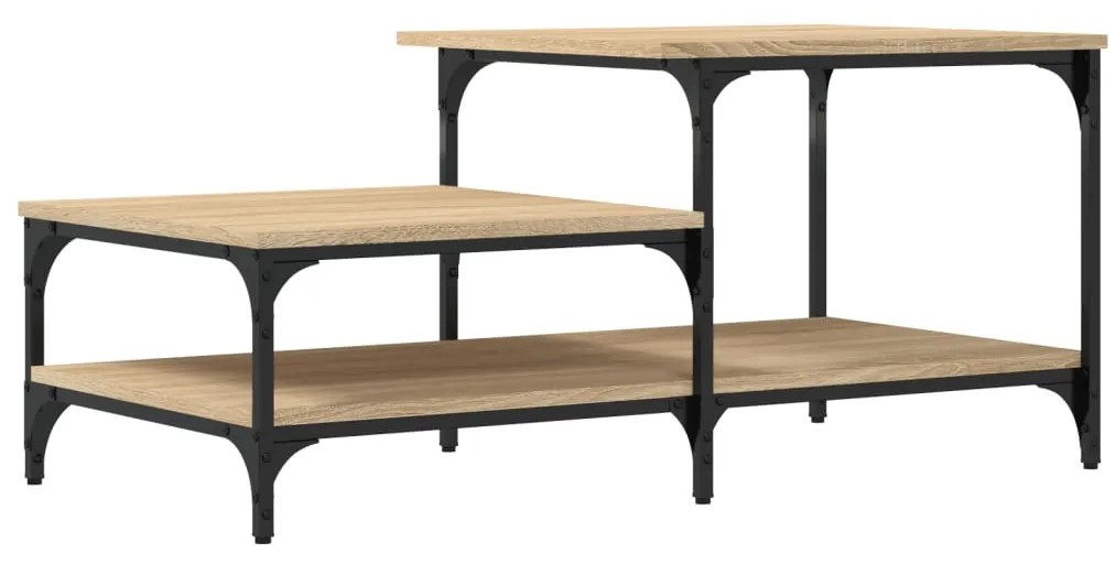 Konferenční stolek dub sonoma 100x50,5x45 cm kompozitní dřevo - Default Title