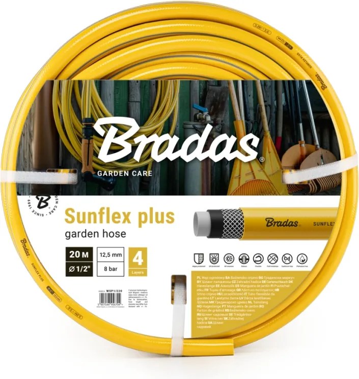 BRADAS Zahradní hadice SUNFLEX PLUS 50 m - 1/2