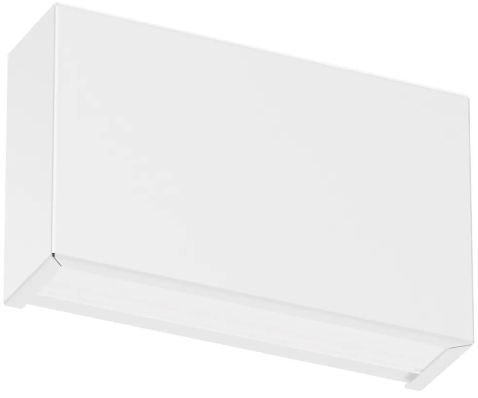 Linea Light Box_W1, bílé nástěnné svítidlo, 6W LED 2700K, délka 13,9cm