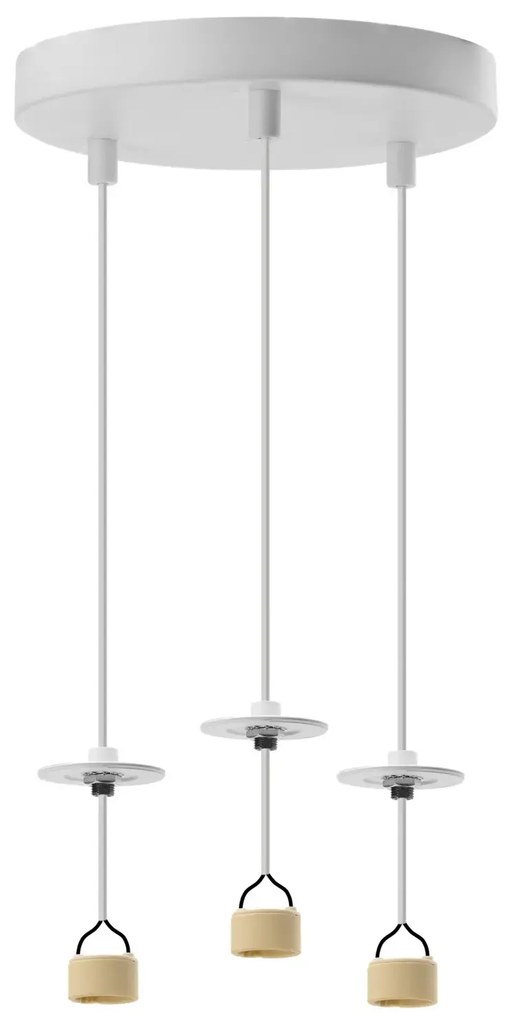 Lucas Base 3R Pendant Gu10 bílé