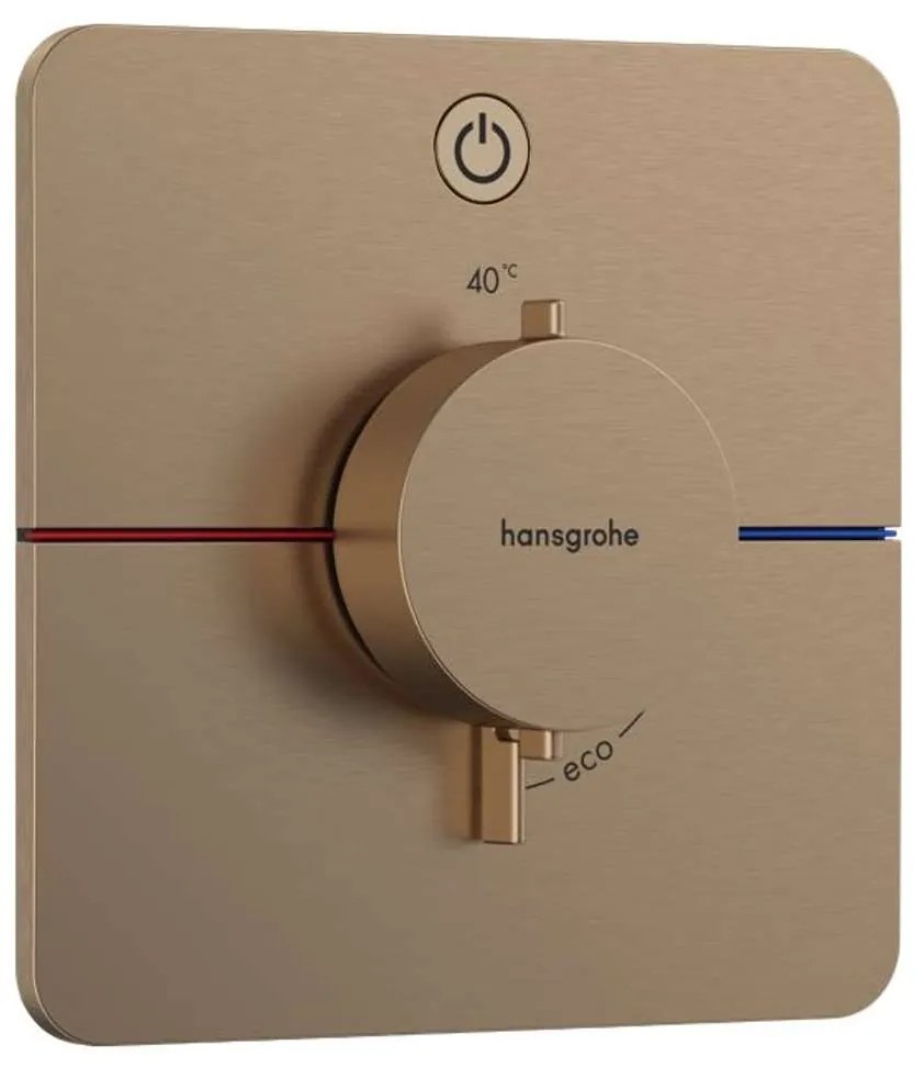 Hansgrohe ShowerSelect Comfort - Termostatická baterie pod omítku, kartáčovaný bronz 15581140