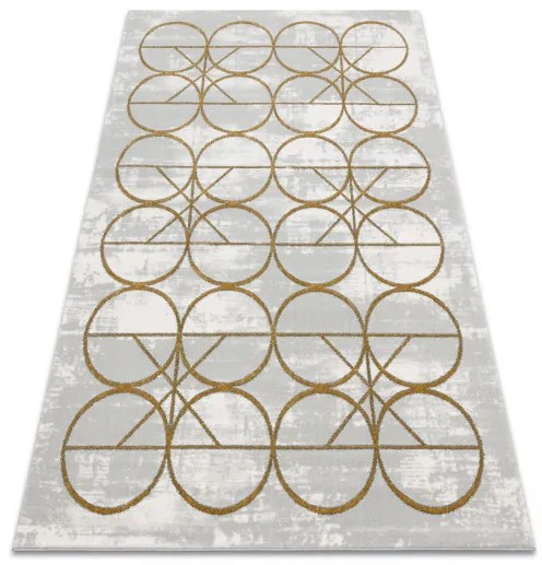 Dywany Łuszczów, Kusový koberec Emerald 1010 cream and gold, 200x290, vícebarevná, kancelář