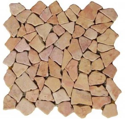 Mramorová mozaika Garth- růžová obklady 1 ks OEM D09594