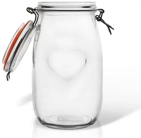 Orion Dóza sklo patent Bela srdce 1,5 l , 1,5 l