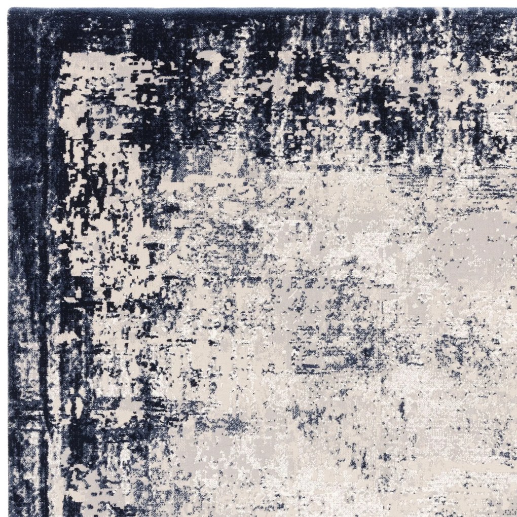 Tribeca Design Kusový koberec Zoom Border Navy Rozměry: 240x340 cm