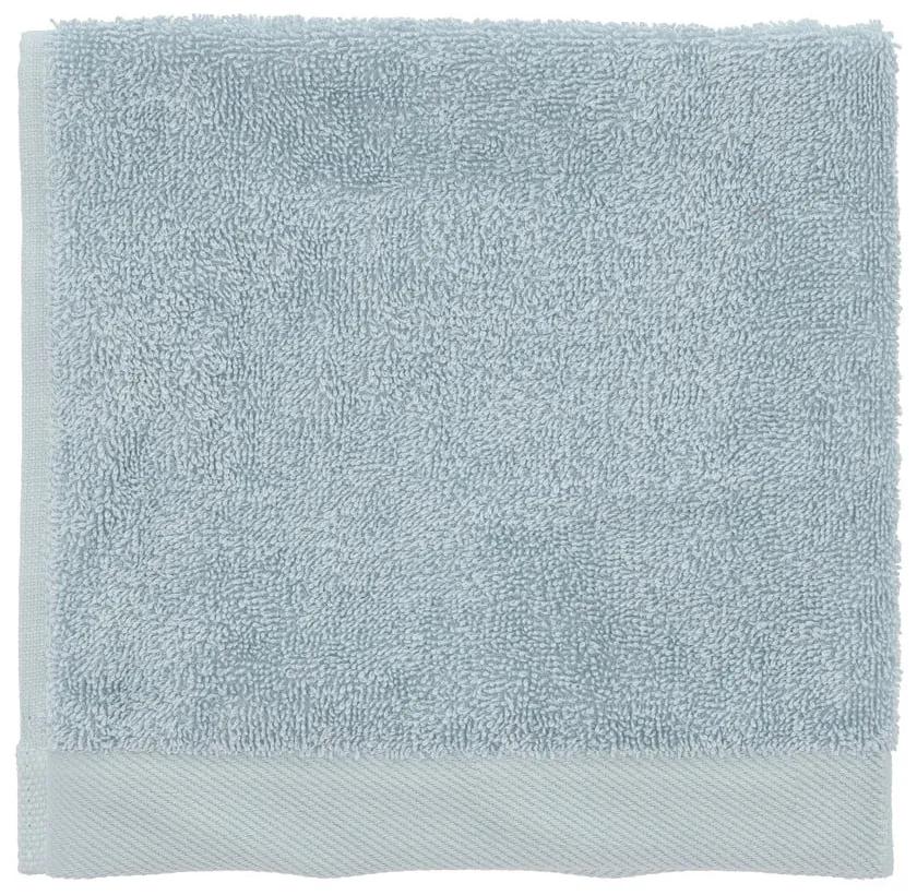 Světle modrý froté ručník z Bio bavlny 40x60 cm Comfort – Södahl