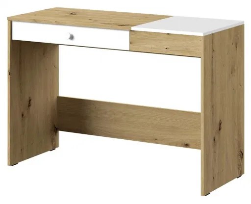 Psací stůl Wurak WK10 120, Barva: dub artisan / bílý + šedý