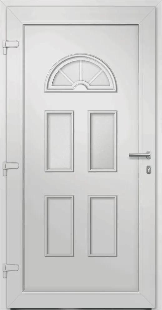 vidaXL Vchodové dveře bílé 98 x 208 cm [279251]