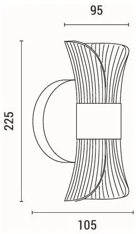 LED Nástěnné svítidlo SILK LED/8W/230V 3000K