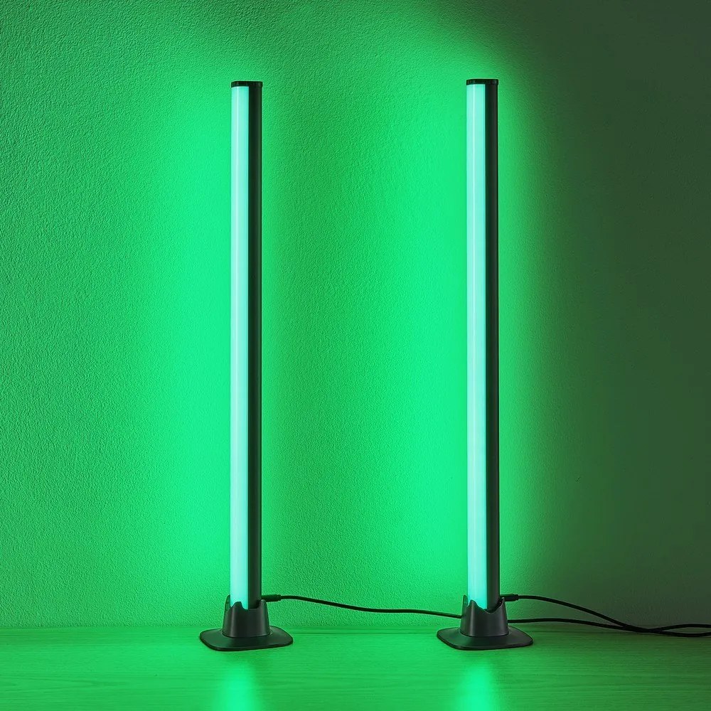 Černá kovová LED stolní lampa (výška 55 cm) Boy – Reality