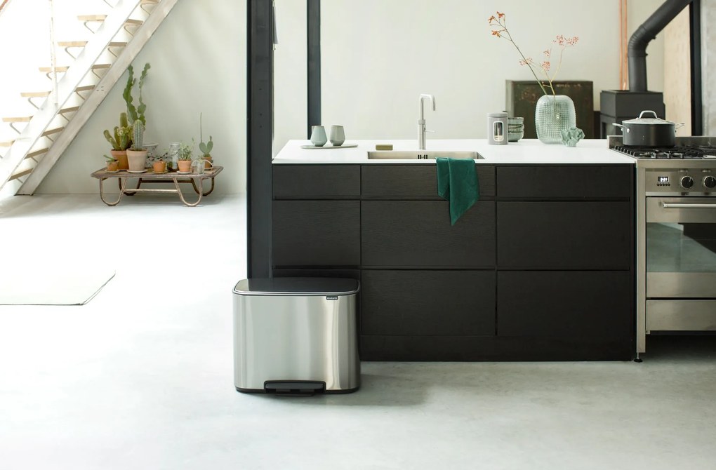 Brabantia BO pedálový koš matná ocel otiskuvzdorná