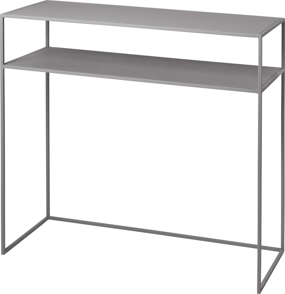 konzolový stolek šedý FERA BLOMUS