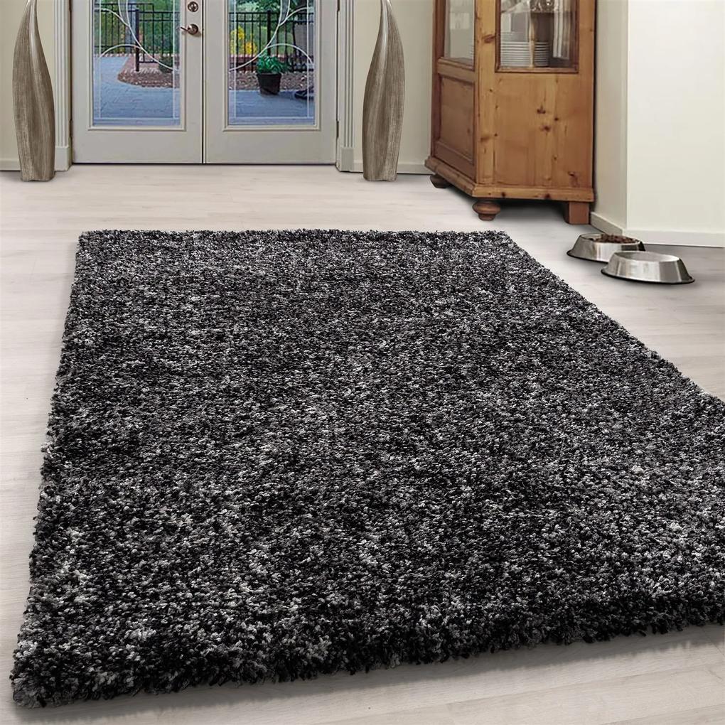 Ayyildiz Kusový koberec ENJOY 4500, Antracitová Rozměr koberce: 140 x 200 cm