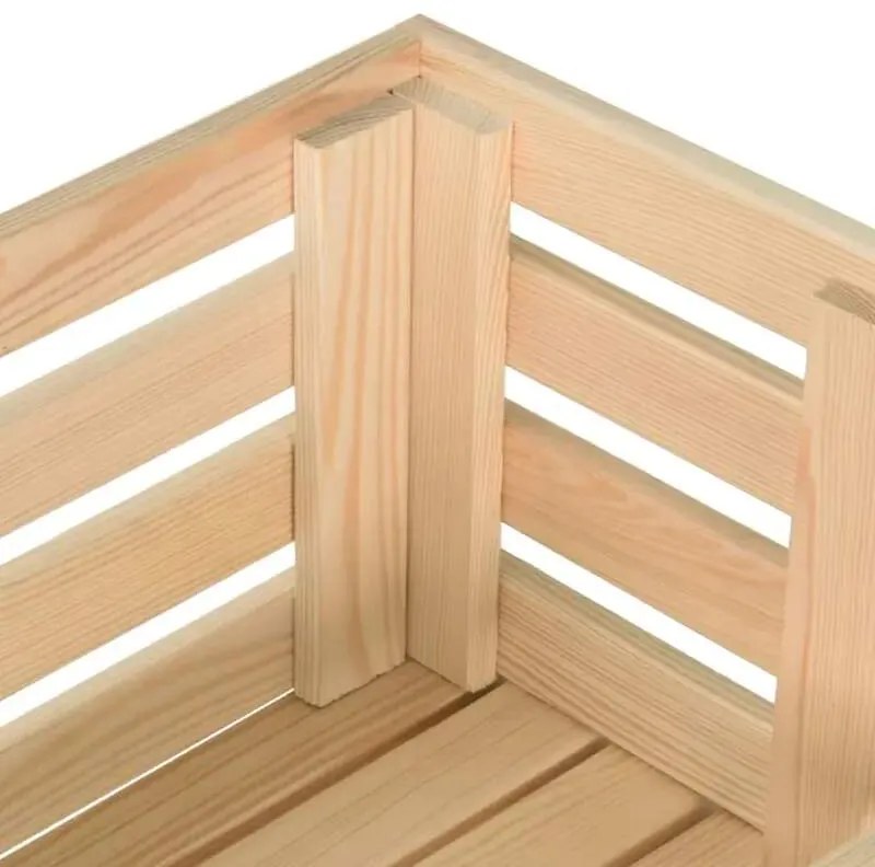 Servírovací stolek, kolečka, masivní borovice, přírodní, NoBi MADEIRA