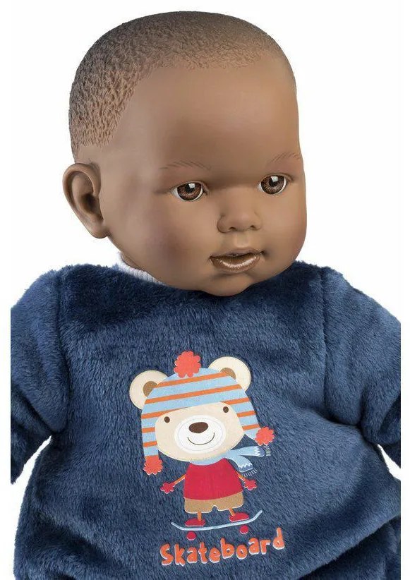 Llorens Realistická panenka miminko s měkkým látkovým tělem