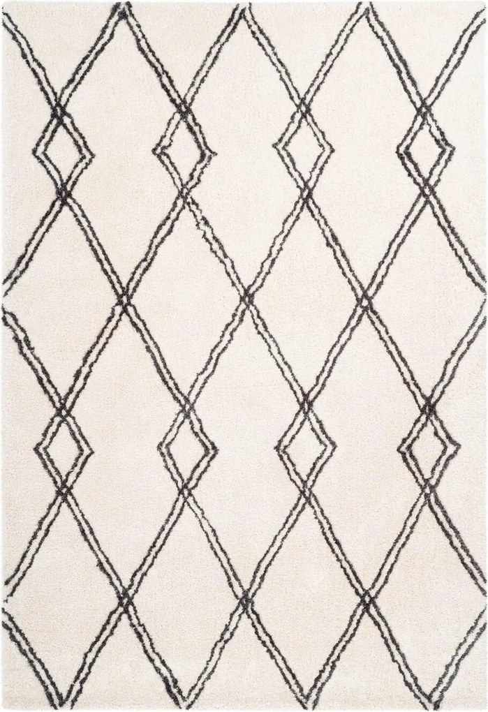 XXXLutz KOBEREC S VYSOKÝM VLASEM, 80/150 cm krémová Kayoom - Online Only koberce & rohožky - 005937103604