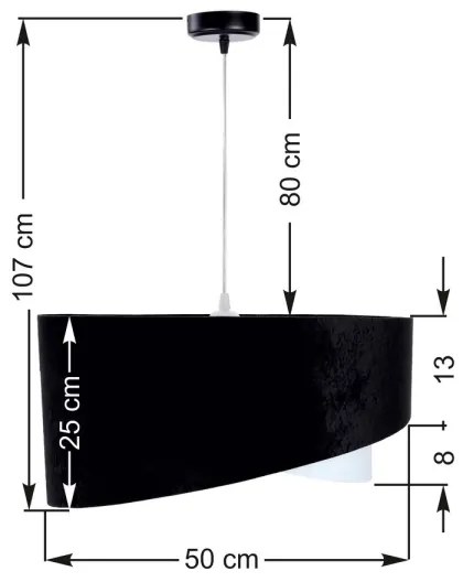 Lustr na lanku GALAXY 1xE27/60W/230V