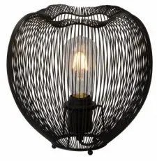 LUCIDE WIRIO Table Lamp E27 H24 D25cm Black, stolní lampa