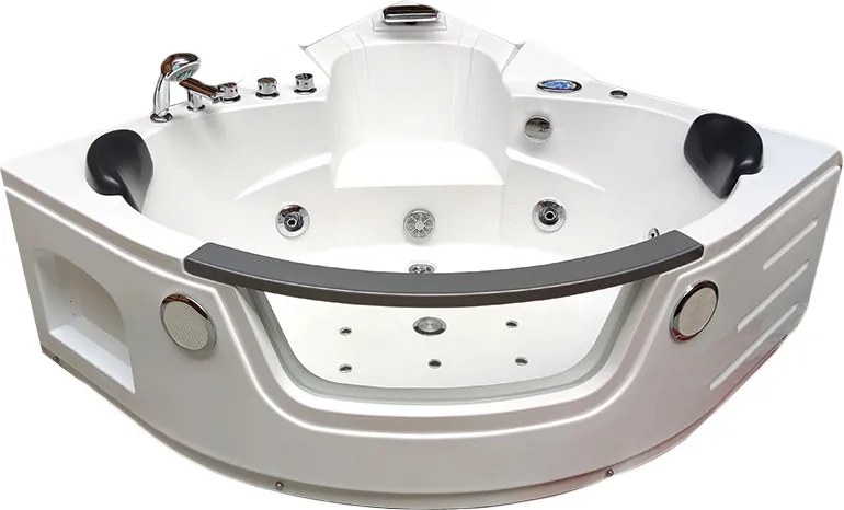BPS-koupelny Hydromasážní vířivá vana Orino 632 135x135 s ohřevem vody