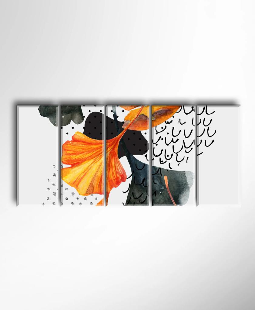 Malvis ® Obraz Grafická koláž Ginkgo ROZMĚR (šířka x výška): jednodílný obdélník 150x100 cm