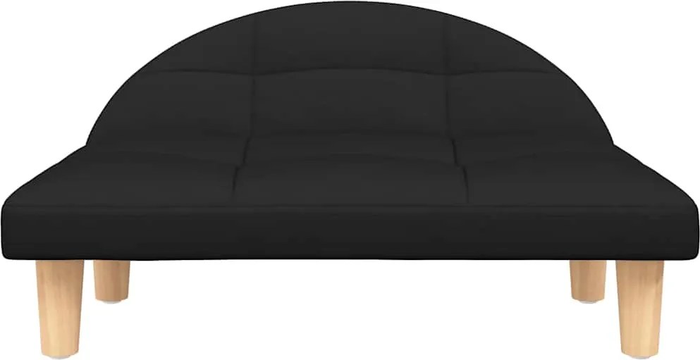 Pelíšek pro psy černý 70 x 52 x 30 cm textil 171937