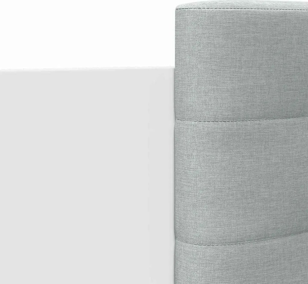 Rám postele s čelem bílý 200 x 200 cm kompozitní dřevo 3209891