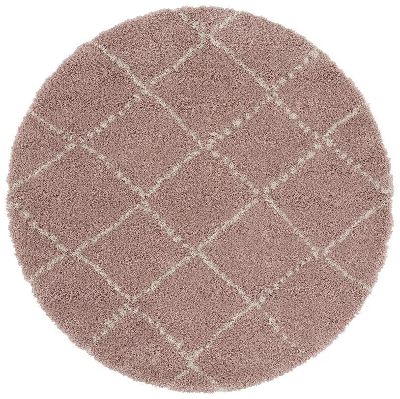 Hans Home | Kusový koberec Allure 102750 Rose/Cream - 120x120 (průměr) kruh