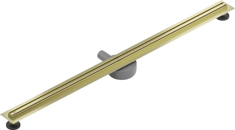 Mexen Flat 360° Slim sprchový žlab 160 cm, zlatá matná, 1A41160