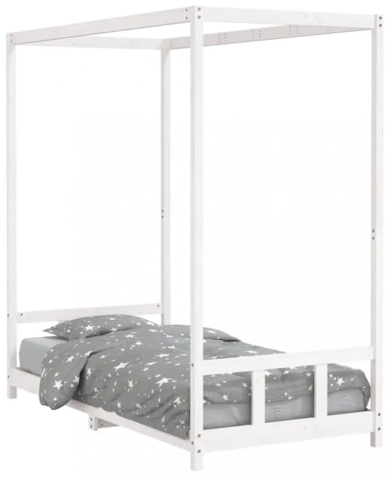 Dětská postel s nebesy Dekorhome 90 x 200 cm