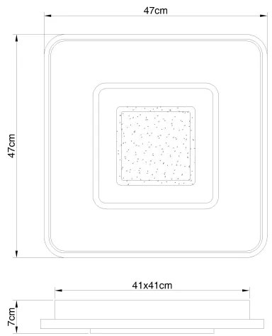 Globo 48552D1 - LED Stmívatelné stropní svítidlo BRIENNA LED/36W/230V + DO
