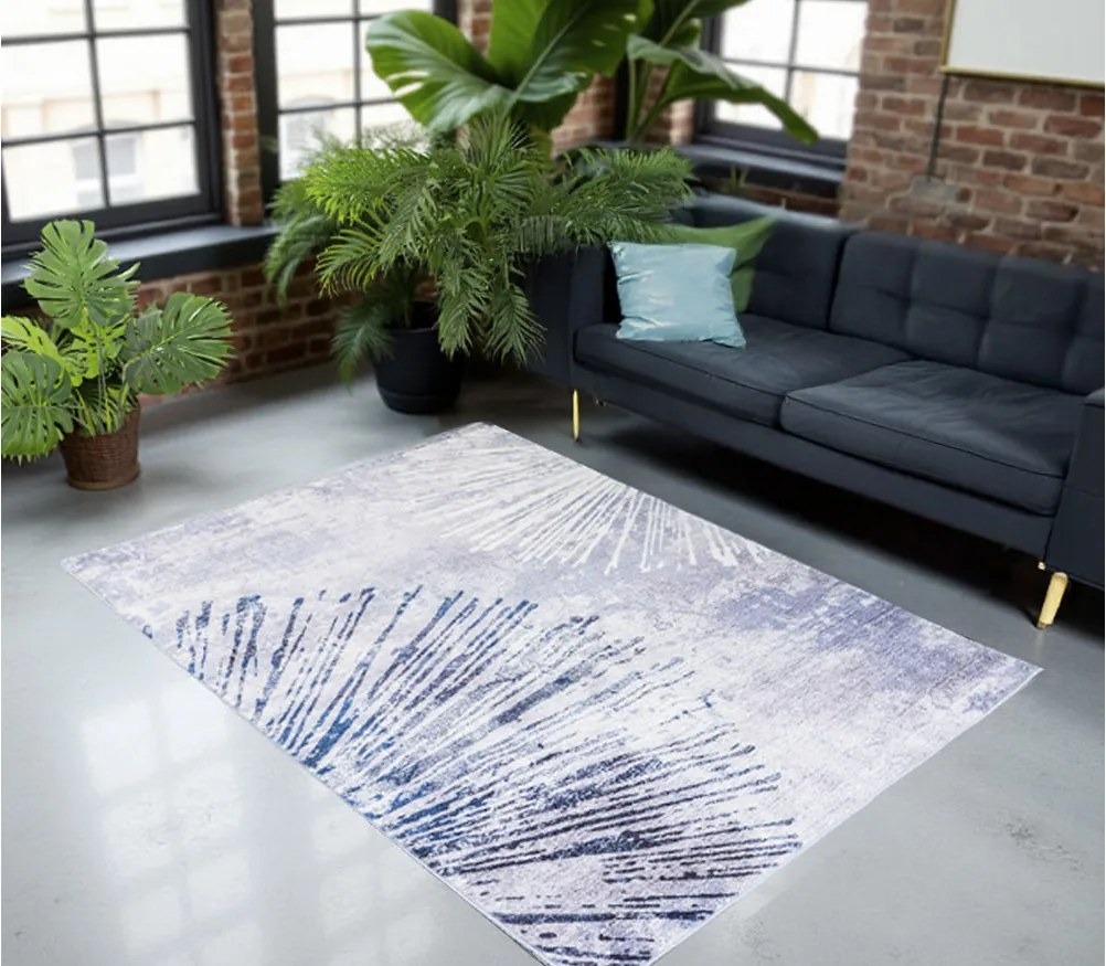 TZ Šedý vzorovaný obdélníkový koberec Roma Rozměr: 200x300 cm