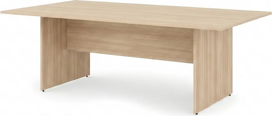 Jednací stůl Impress 220 x 120 cm, akát světlý