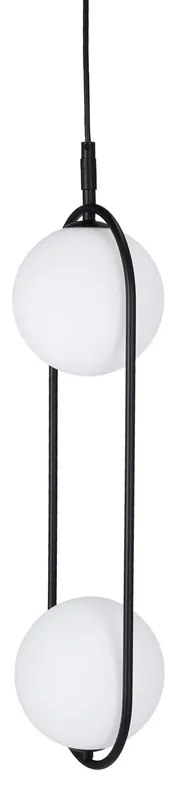 Černý závěsný lustr Cordel pro žárovku 2x G9  - Candellux