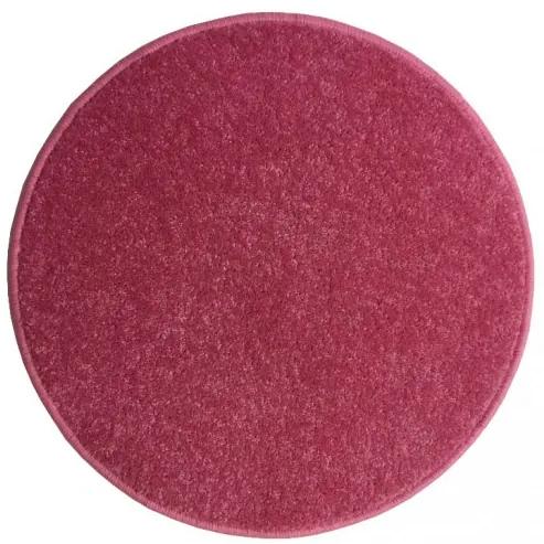 Eton růžový koberec kulatý průměr 120 cm