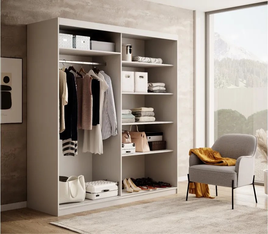 ADRK Furniture Posuvná skříň Delia 180