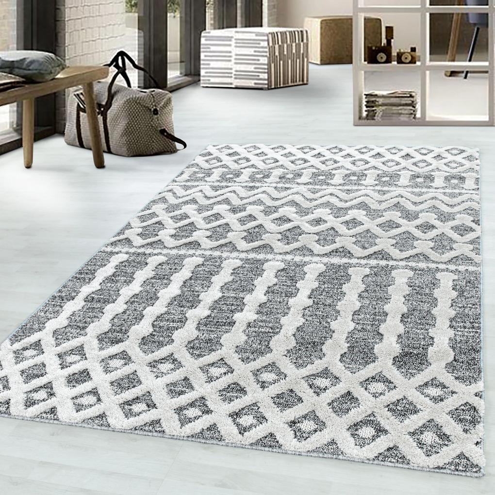 Ayyildiz Kusový koberec PISA 4710, Šedá Rozměr koberce: 200 x 290 cm
