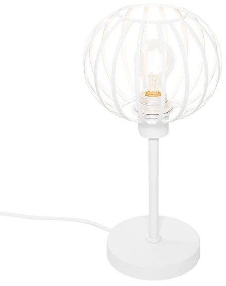 Designová stolní lampa bílá - Johanna