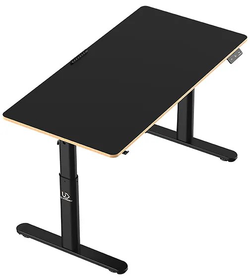 Lama Plus Elektricky výškově stavitelný stůl pro děti PULSAR — 120 cm, černá