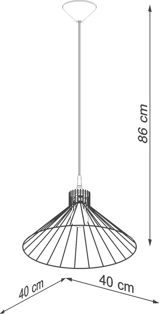 Sollux Lighting Závěsné svítidlo EDA