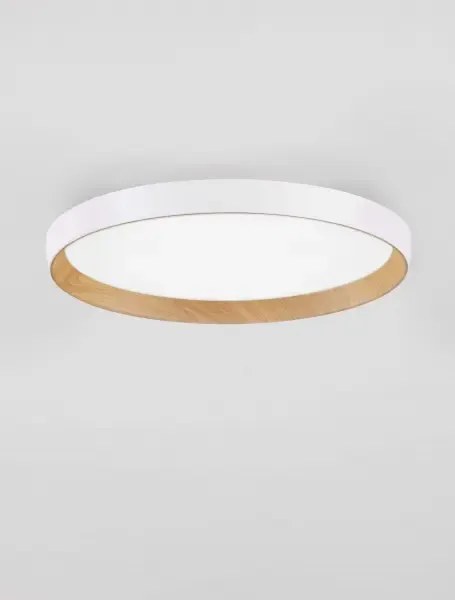 LED stmívatelné dřevěné designové stropní svítidlo Vomos