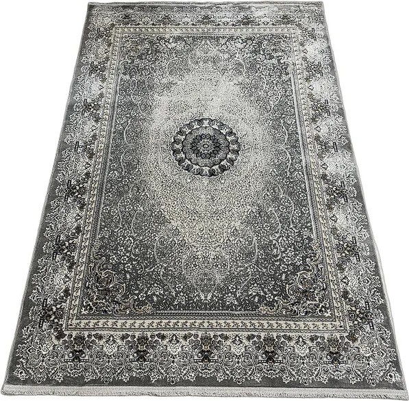 HU Šedý orientální koberec King 29033-Grey Rozměr: 80x150 cm