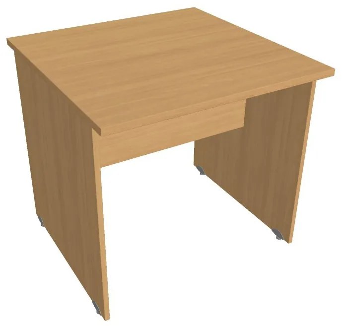 HOBIS Stůl jednací rovný UNI, 800 x 800 x 755 mm, buk