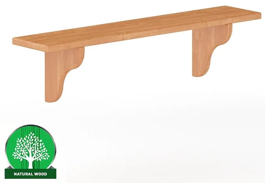 Polička borovice PK120-100x25x20 olše