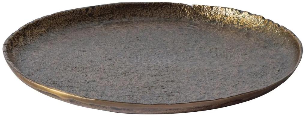 Hoorns Sada dvou mosazných kovových podnosů Allaric 44 cm / 35 cm